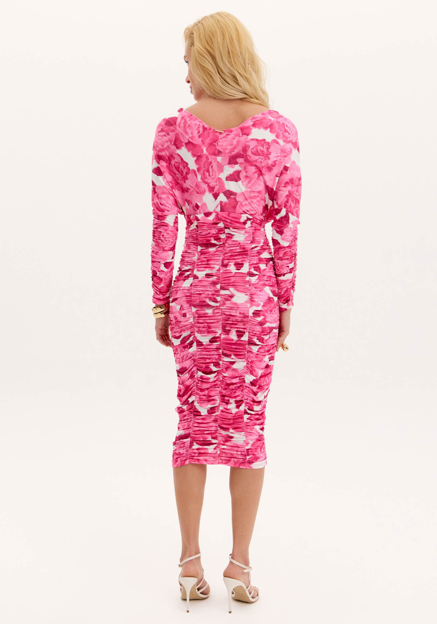 Vestido Midi Estampa Floral